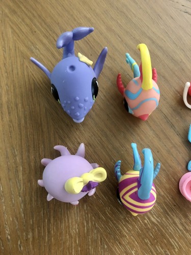 Littlest Pet Shop LPS Pairs Angelfishes Whale #644 #643 Octopus & #862 ...