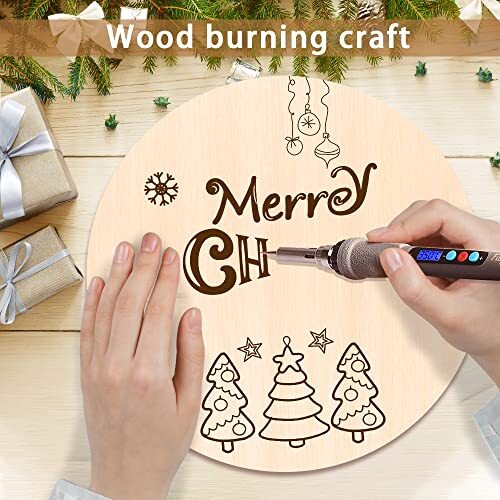 12PACK Wood Rounds for Crafts, 12 Inch Unfinished Wood Circles Discs ...