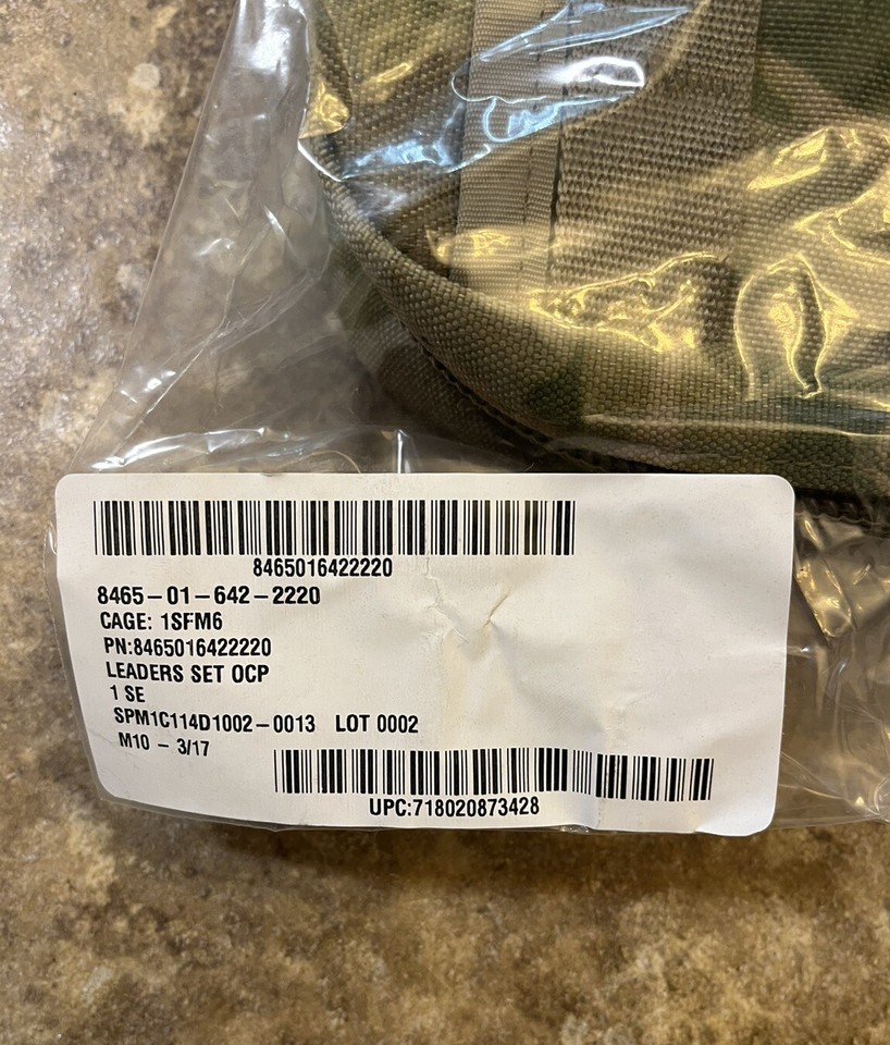 USGI Molle II Leaders Pocket Admin Pouch Set - GPS & Utility Insert OCP ...