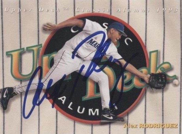1994 Upper Deck - Autograph #298AU Alex Rodriguez (AU, RC) for sale ...
