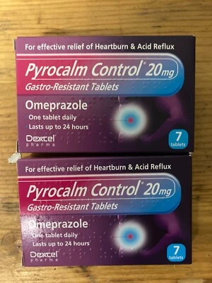 PYROCALM CONTROL 20mg OMEPRAZOLE HEARTBURN & | Grelly UK