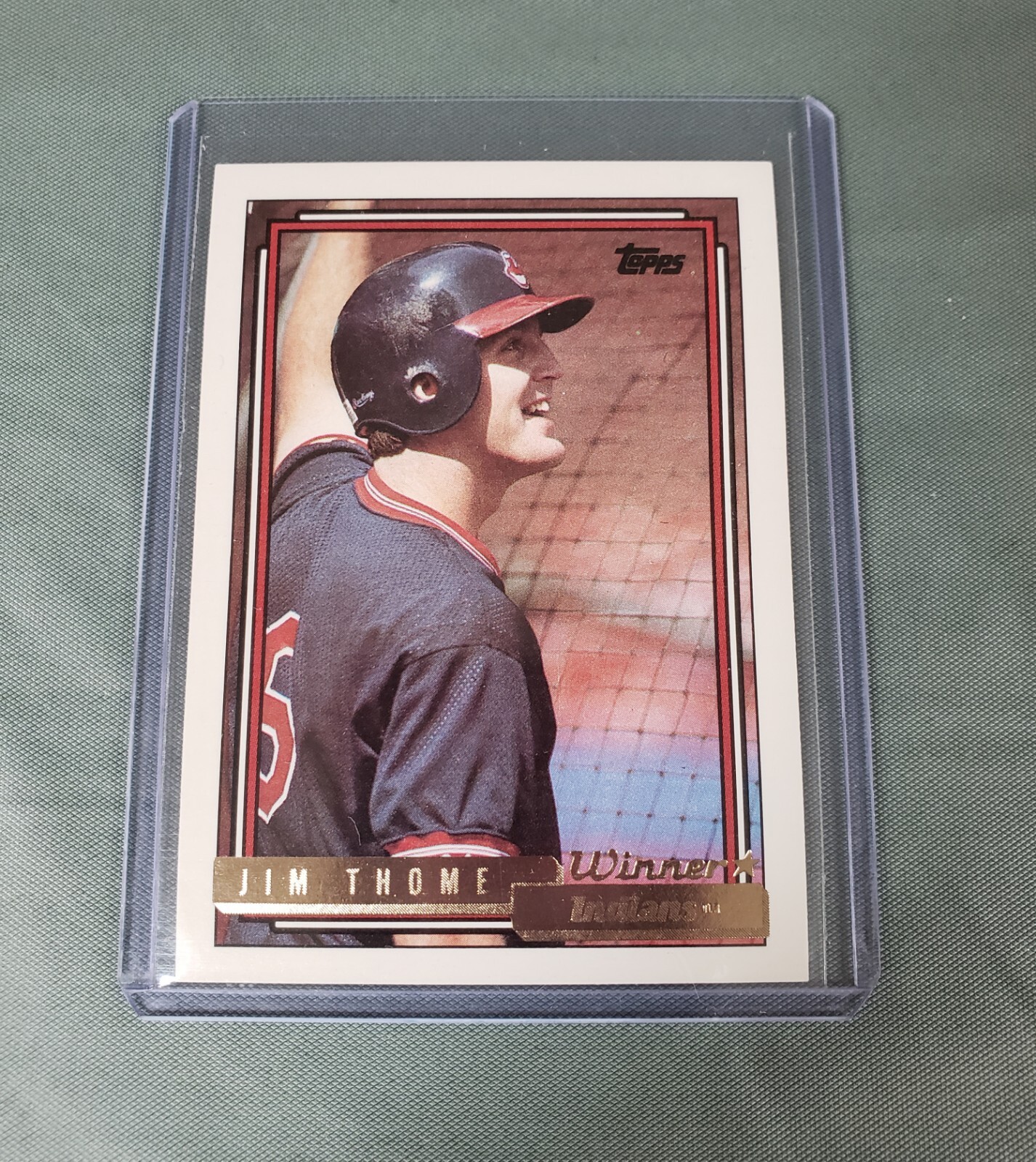 1992 Topps Baseball Winner Gold #768 HOF Jim Thome Rookie Excellent ...