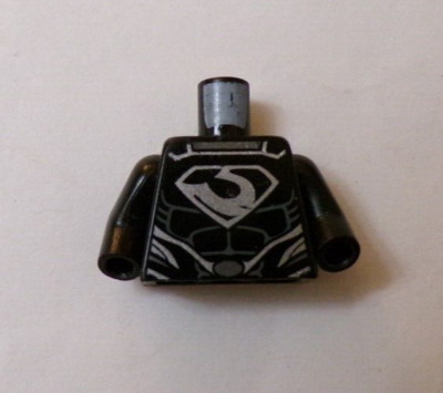 Lego x1 Mini Torso Super Hero, Silver Zod Chest Emblem, 973pb1419c01 ...