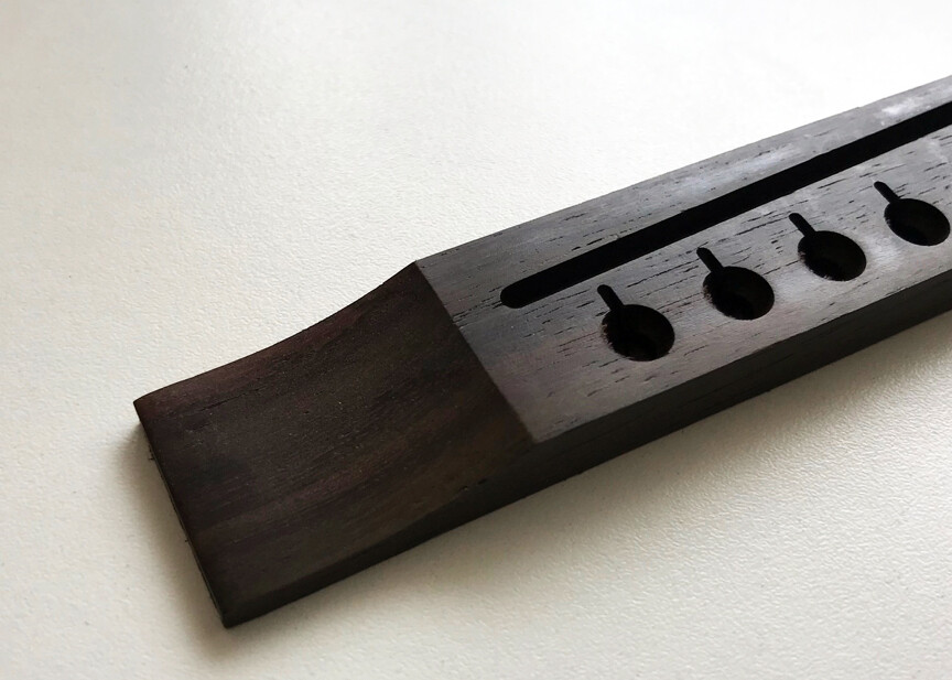 Indian Rosewood Bridge Gibson Type for Acoustic Guitars 2 1/8" String ...