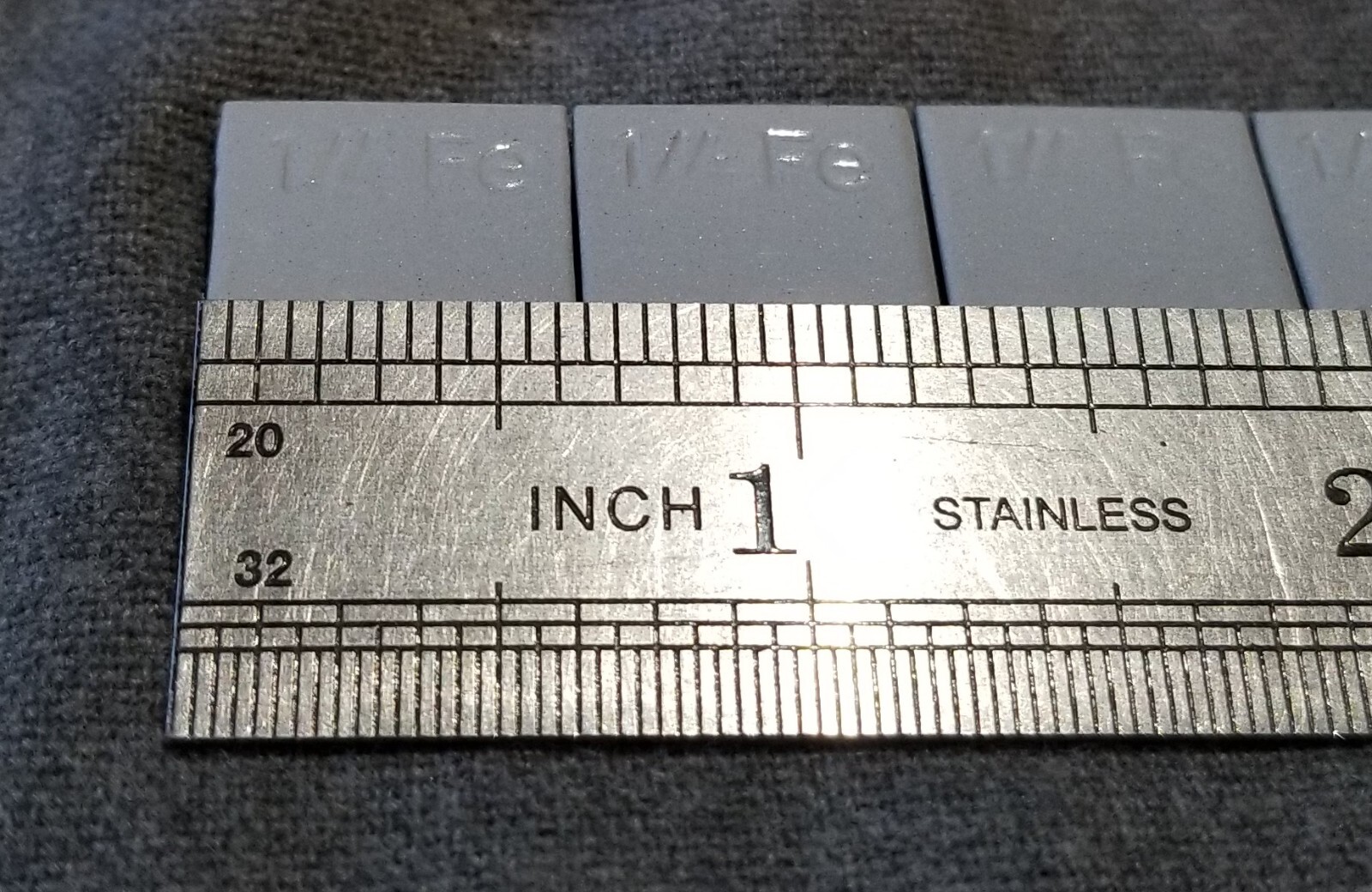 HO Model Railroad Train 1/4 Oz CAR WEIGHTS Adhesive Back LEAD FREE Iron ...