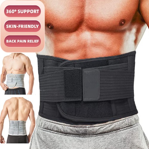 Lumbar Lower Back Support Brace Waist Belt Posture Orthosis Wrap Pain ...