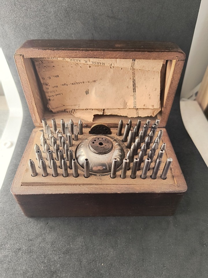 GERMAN BOLEY & LEINEN WATCHMAKER STAKING PUNCH SET WATCH REPAIR TOOL | eBay