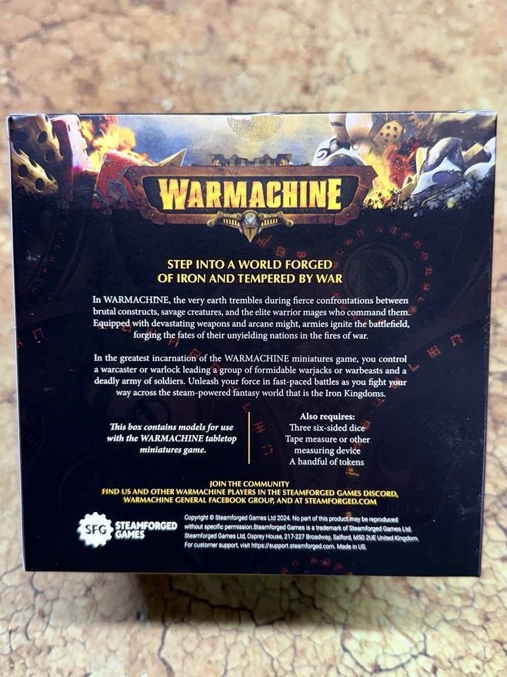 Warmachine Cryx Necrofactorium Command Starter Set Steamforged Games ...