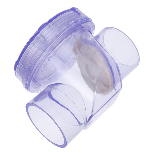 PVC Check Valve Backflow Preventer Pipe Fitting Anti-backflow Water | eBay