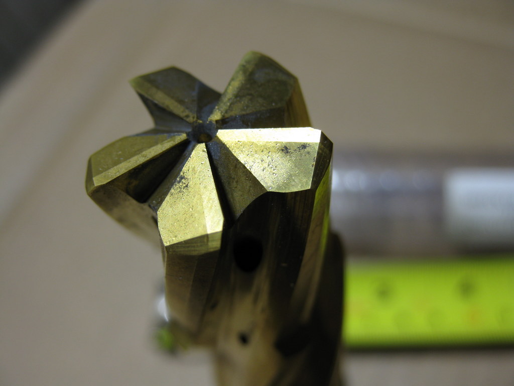 Solid Carbide Form End Mill 23mm 20mm dia. USA Coolant holes Coated 5 ...