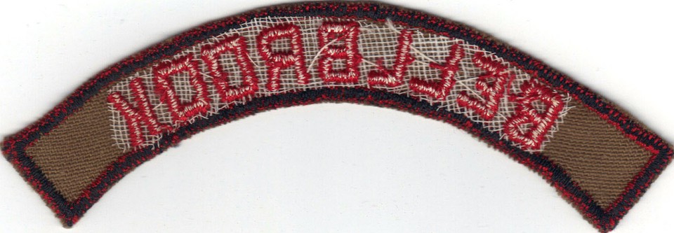 BOY SCOUT BELLBROOK TRS KRS TAN & RED KHAKI & RED COMMUNITY STRIP GAUZE ...