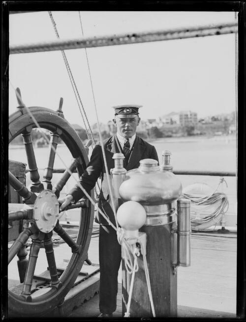 Captain of the Finnish barque Winterhude, NSW, ca. 1920s Australia Old ...