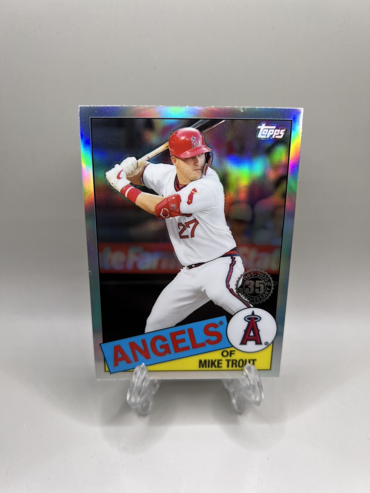2020 Topps Chrome 1985 Topps Mike Trout #85TC-1 Los Angels Angels | eBay