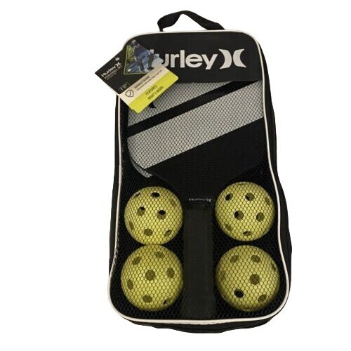 Hurley Pickleball Set with Carrying Case NWT 2 Paddles & 4 Balls ...