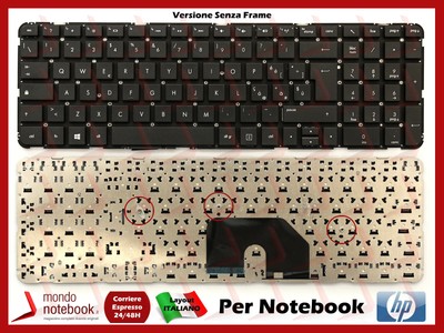 Clavier Italien pour Ordinateur Portable HP DV6-6000 (Noir )( Version ...