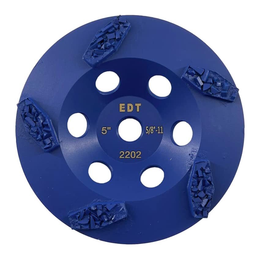 5" Pcd Grinding Wheel For Epoxy Glue Mastic And Paint 5 Crushed Chip ...