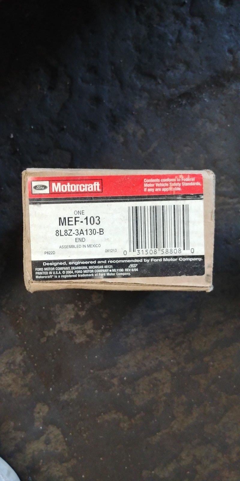 MOTORCRAFT MEF-103 Steering Tie Rod End 8L8Z-3A130-B | eBay