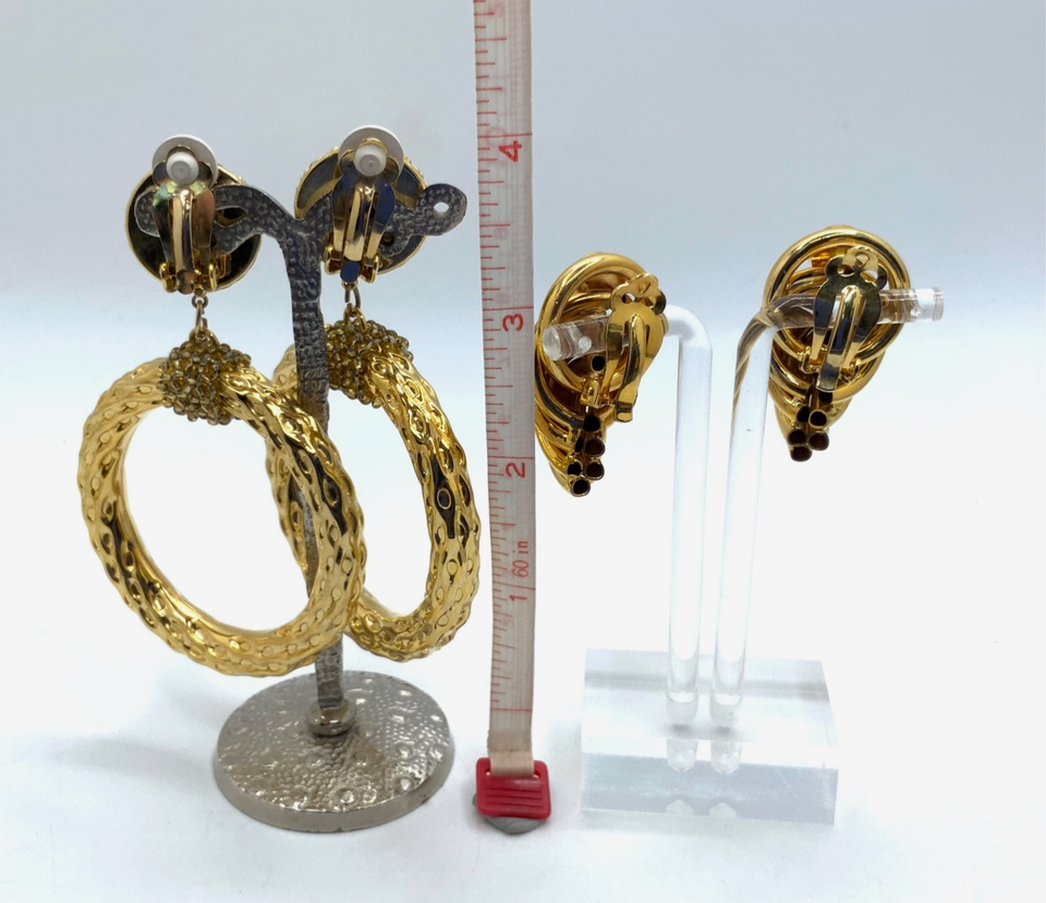 Retro 80’s Statement Drop Earrings 7 Pair Gantos Tara Gemma Layne 2 ...