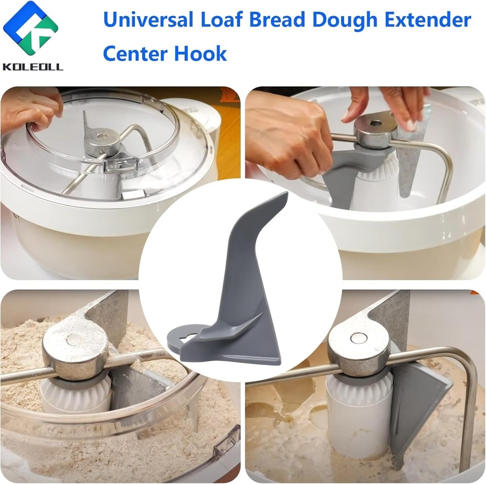 Universal Loaf Bread Dough Extender Center Hook For Bosch Mixer Kitchen ...