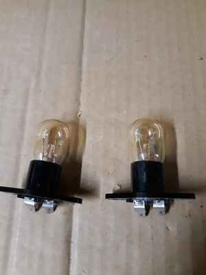 Microwave Oven Light Bulb Lamp Z187 2A 250V 20W Replacement Part x 2 ...