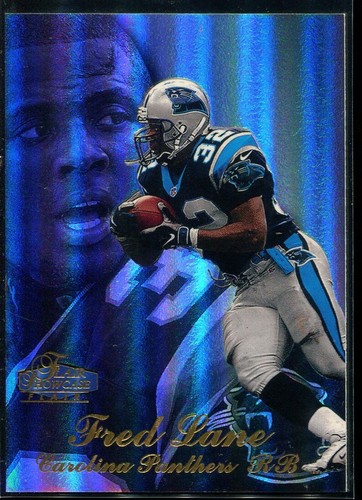 1998 Fleer Flair Showcase Fred Lane #Section 2 Row 3 Seat 37 Panthers ...