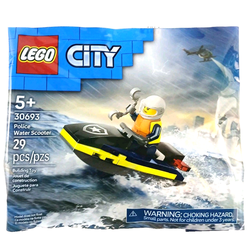 LEGO® CITY Police Water Scooter Polybag Building Playset 30693 ...