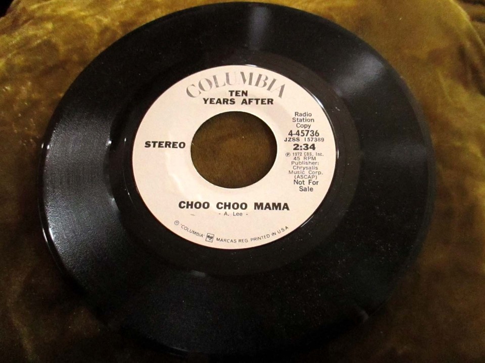 VG+ RADIO PROMO 45rpm Ten Years After/ Choo, Choo Mama 45736 | eBay