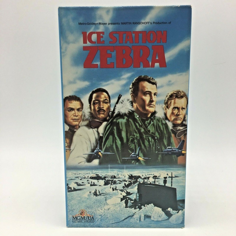 Ice Station Zebra starring Rock Hudson - Ernest Borgnine (VHS, 1989 ...