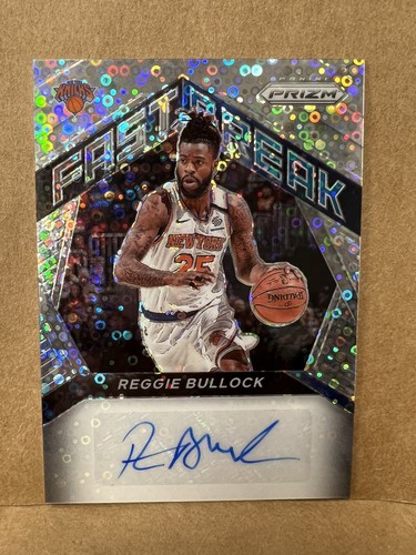 2020-21 Panini Prizm Fast Break Auto Reggie Bullock #FBA-RBU Auto NY ...