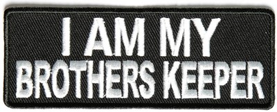 I AM MY BROTHERS KEEPER VETERAN EMBROIDERED IRON ON PATCH**FREE ...