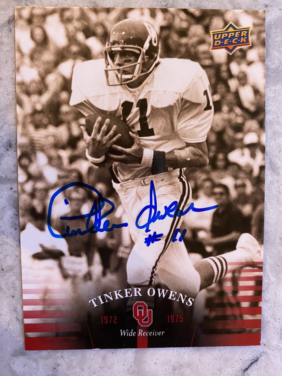 Tinker Owens signed OKLAHOMA SOONERS card | eBay
