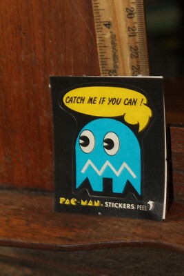 1980 Fleer PAC-MAN Trading Card Sticker Catch Me If You Can | eBay
