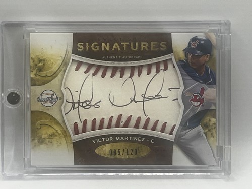 Victor Martinez 2009 Upper Deck Sweet Spot Signature /120 Auto #S-VM | eBay