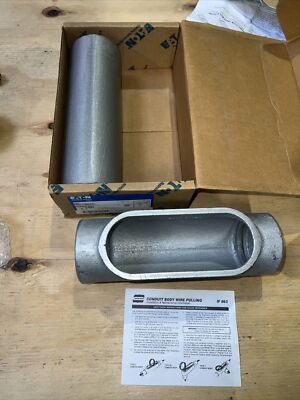 2-PACK EATON CROUSE-HINDS C67 SA CONDULET FORM 7 CONDUIT OUTLET BODY 2 ...
