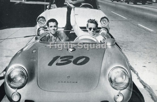 Picture Photo James Dean Porsche vintage race car photograph 7610 | eBay