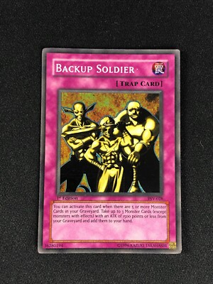 YUGIOH BACKUP SOLDIER PSV-028 1ST SUPER HP/CREASES | eBay