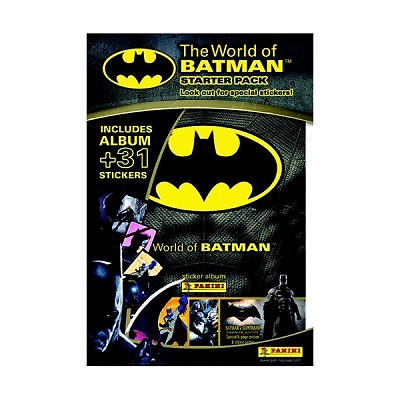 Panini The World Of Batman Sticker Collection Starter Pack - Album 31 ...