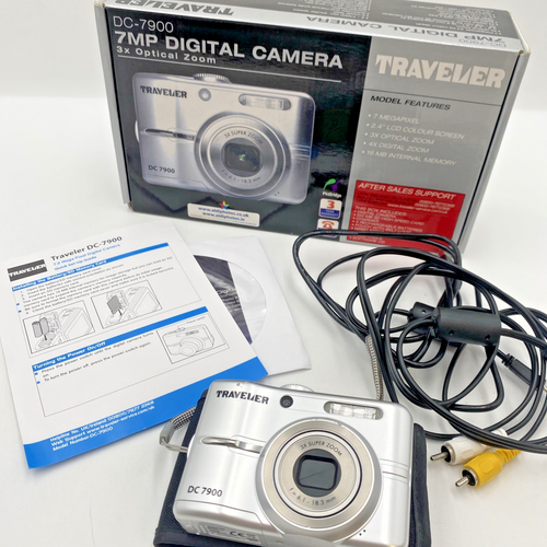 Traveler Digital Camera DC-7900 7.0MP Silver Boxed Tested K12 | eBay