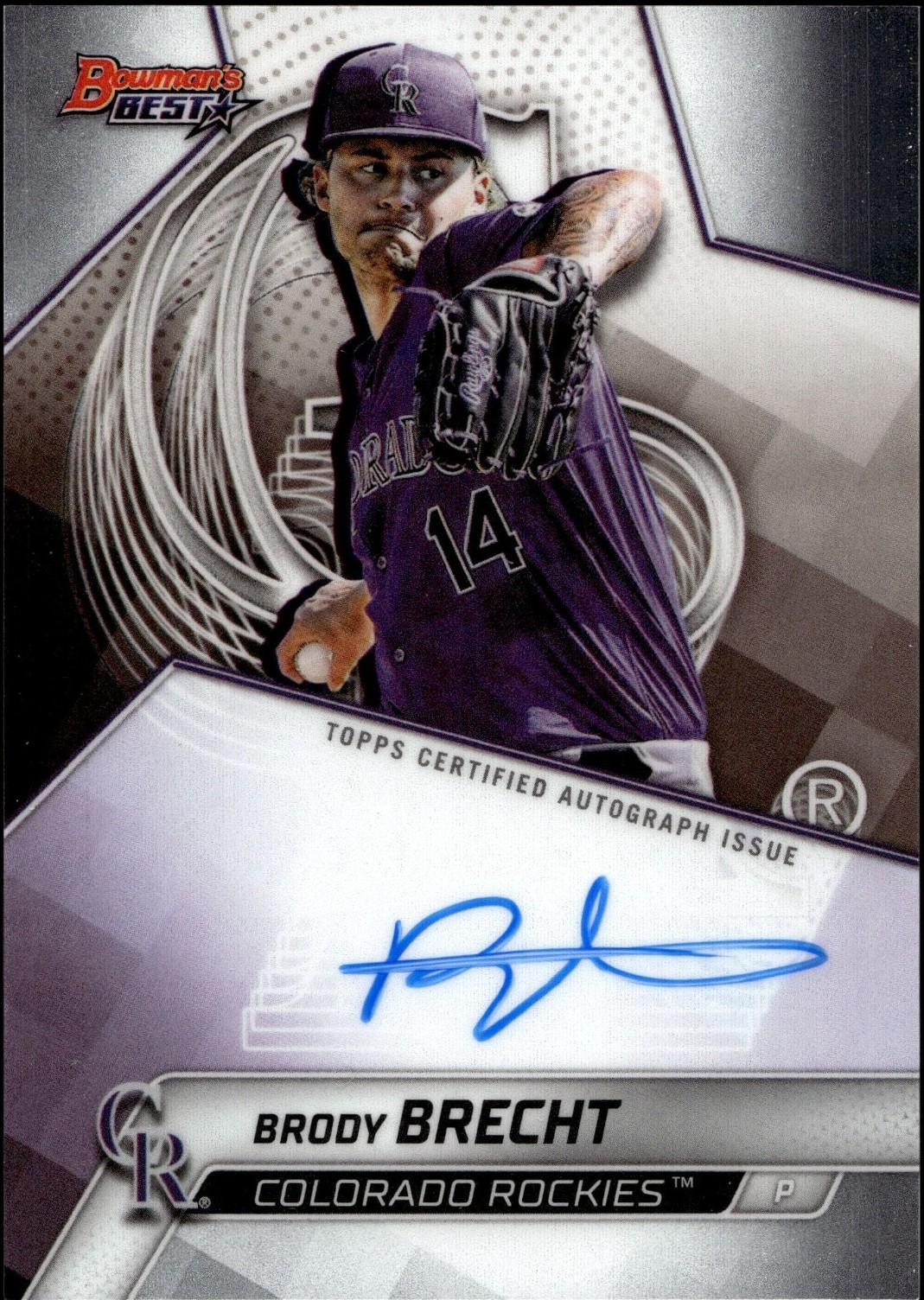 2025 Bowman's Best - Best of 2025 Autographs Brody Brecht #B25-BB (AU ...