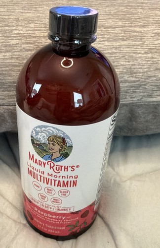 Mary Ruth's Liquid Morning Multivitamin Raspberry 22 Ounces Sealed | eBay