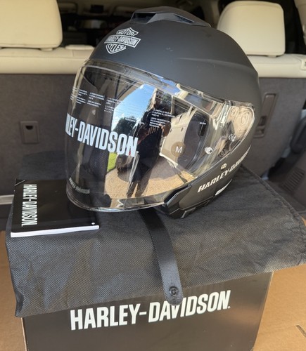 HARLEY DAVIDSON Helmet Open Face 3/4 MAYWOOD II H33 Matte Black 98159 ...