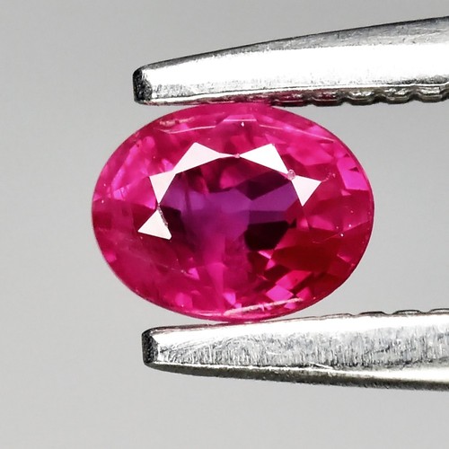 💎 0.24ct 4x3mm Oval Natural Pinkish Red Ruby - Heated, Burma Gemstone ...