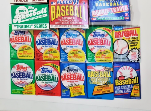 10 Baseball Packs Topps 1981, 1982, 1983 Wax Packs | eBay