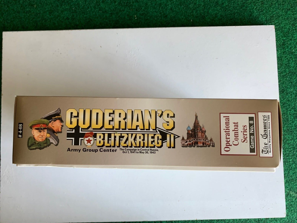 MMP MULTIMAN PUBLISHING GUDERIAN'S BLITZKRIEG II UNPUNCHED. USA READ ...