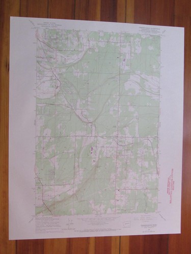 Frederickson Washington 1969 Original Vintage USGS Topo Map | eBay