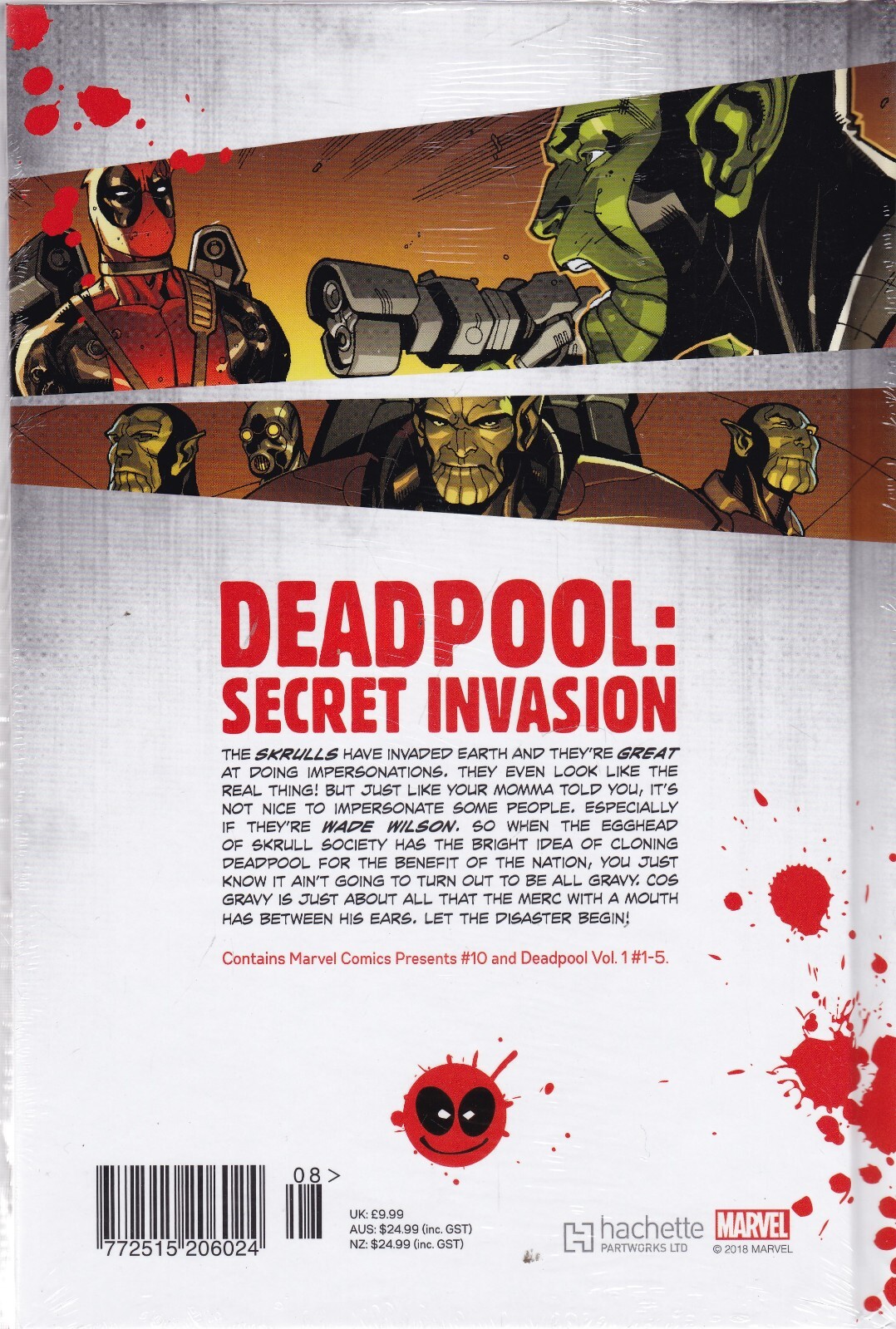 MARVEL DEADPOOL SECRET INVASION - NEW HARDBACK GRAPHIC NOVEL | eBay UK