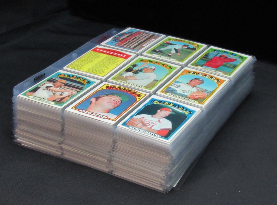 1972 Topps Baseball Complete Set (787) Yaz/Mays/Fisk/Gibson/Brock ...