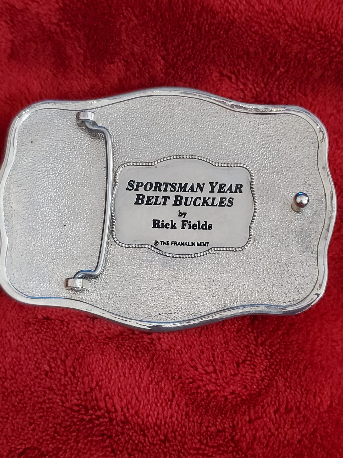 Sportsman Year Belt Buckle Deer By Rick Fields Two Tone Engraved Metal ...