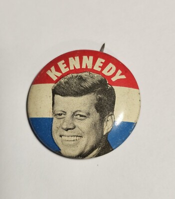 Rare Vintage 1960 JFK KENNEDY Political Campaign Pin Election Pinback ...