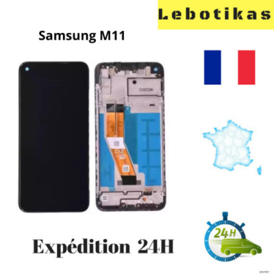 Ecran LCD pour Samsung Galaxy M11 SM-M115F avec cadre / châssis | eBay
